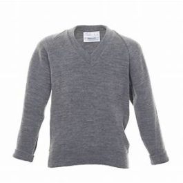 Plain V-neck Jumper